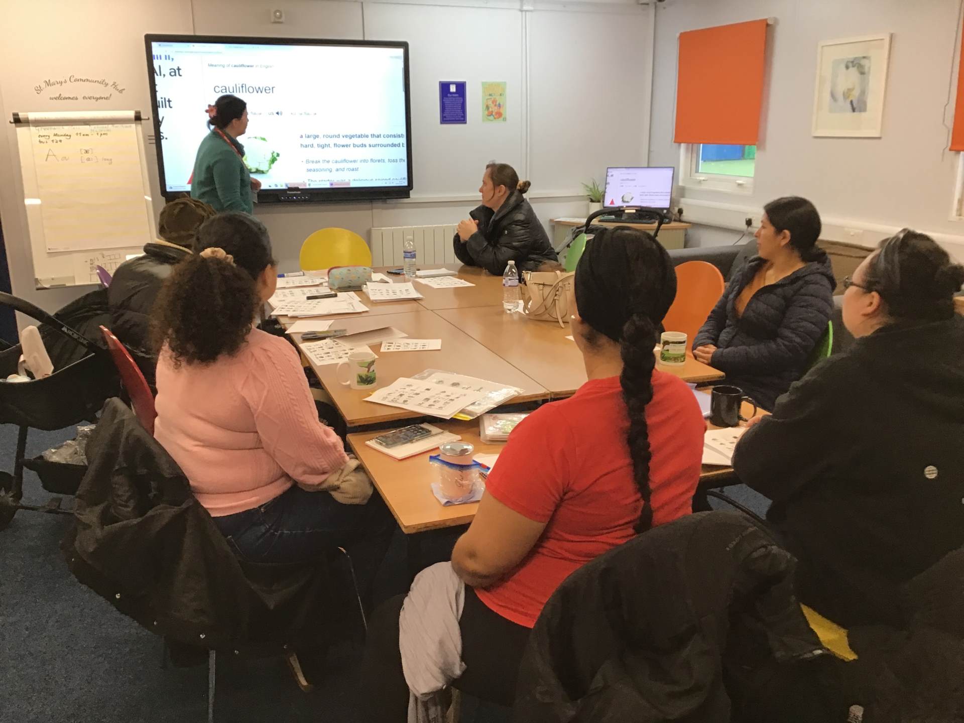 St Mary's Lewisham CE Primary School - FREE English classes